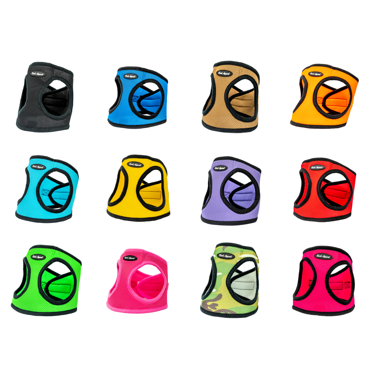 Solid Mesh Step-In Harness – Bark Appeal